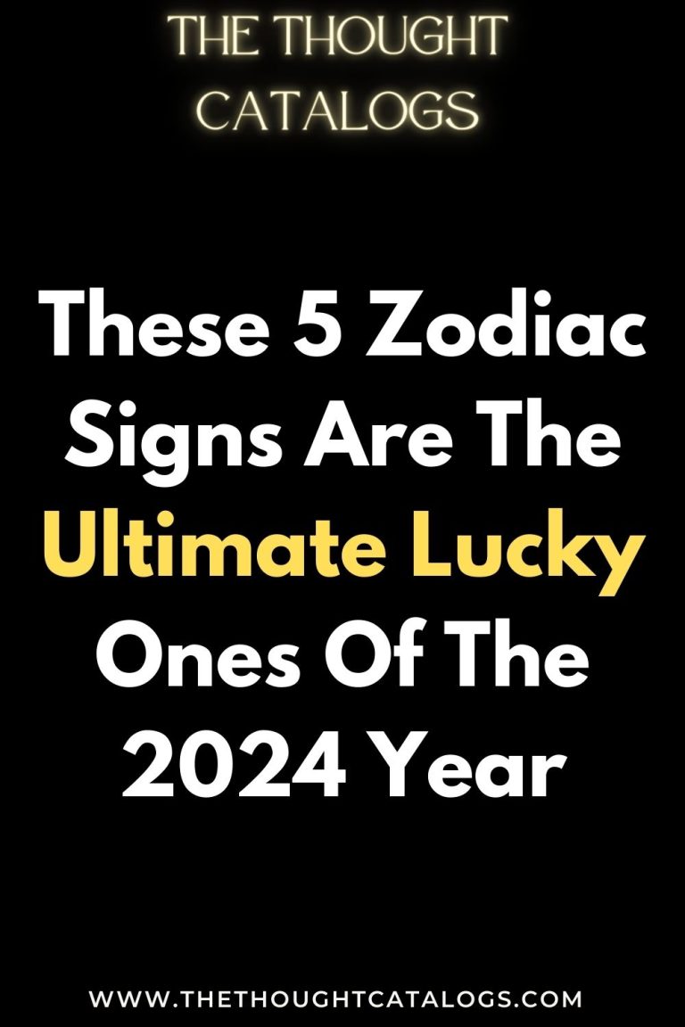 These 5 Zodiac Signs Are The Ultimate Lucky Ones Of The 2024 Year – The ...