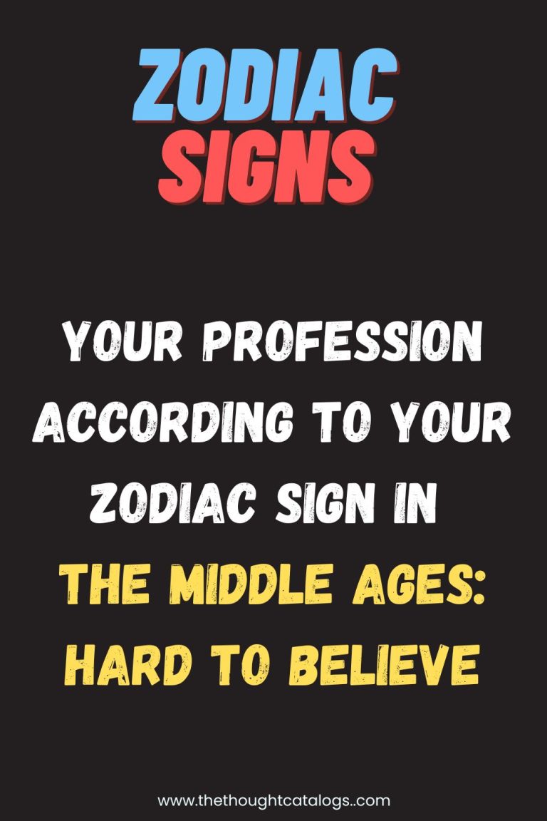 Your Profession According To Your Zodiac Sign In The Middle Ages: Hard ...